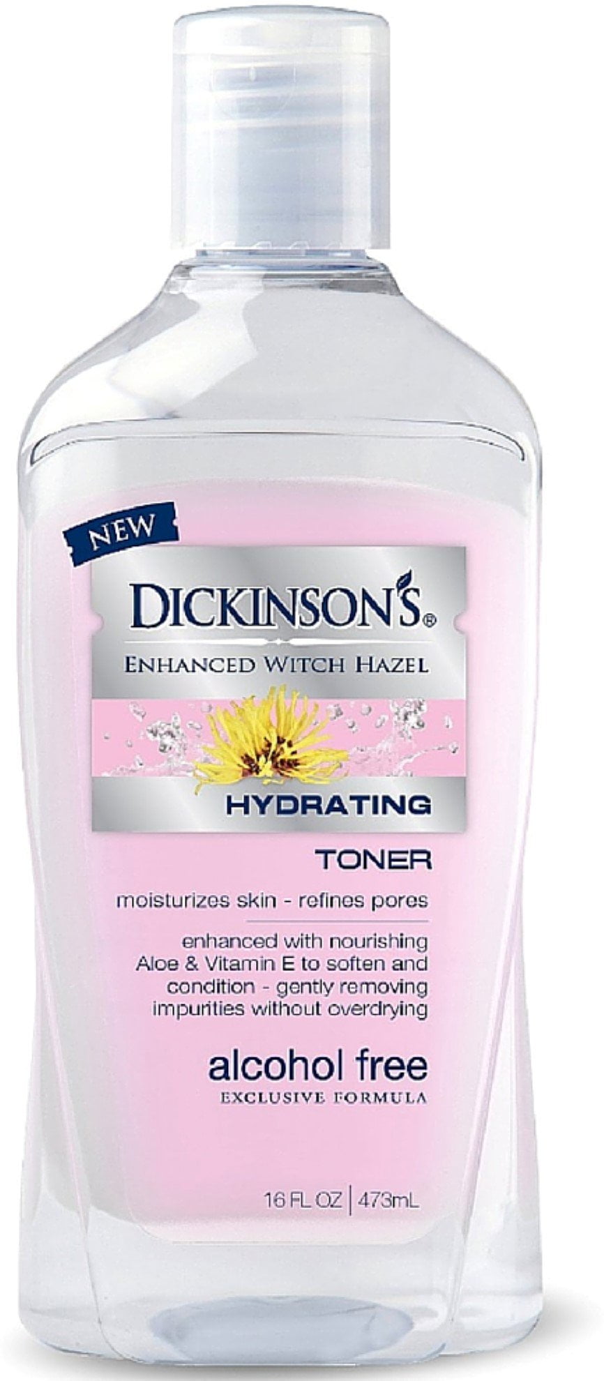Dickinson's Enhanced Witch Hazel Alcohol Free Hydrating Toner 16 oz ...