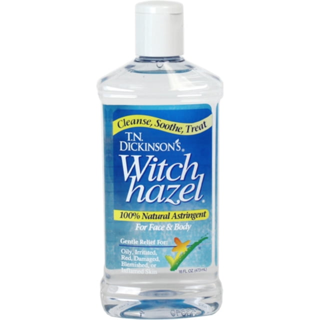 Dickinson's All Natural Witch Hazel Astringent, 16 oz Alcohol Bottle ...