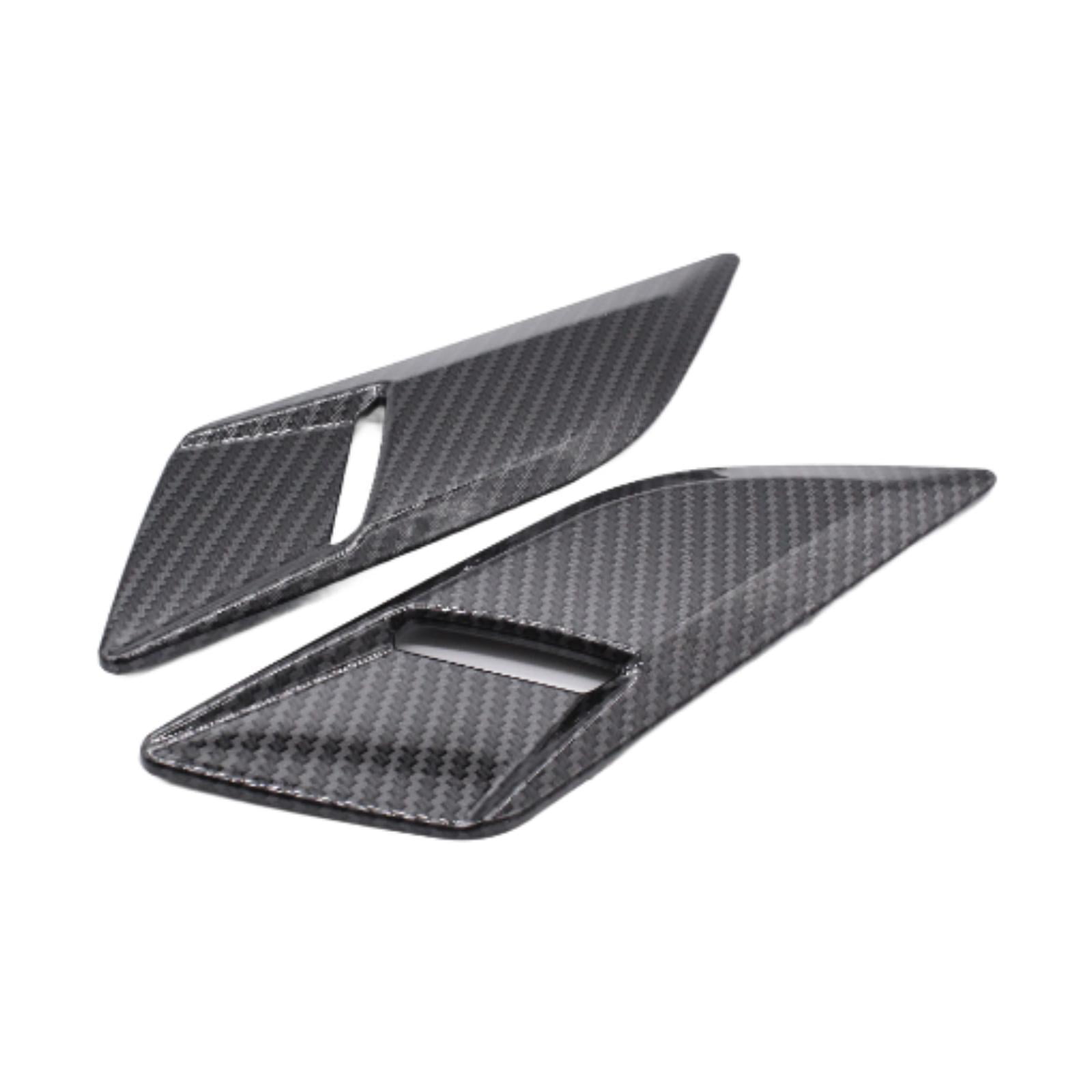 Dickly 2 Pieces Car Hood Vent Trim Replacement Repair Part Auto Engine ...