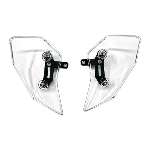 Dickly 2 Pieces Motorcycle Side Wind Deflector Windscreens Motorbike ...