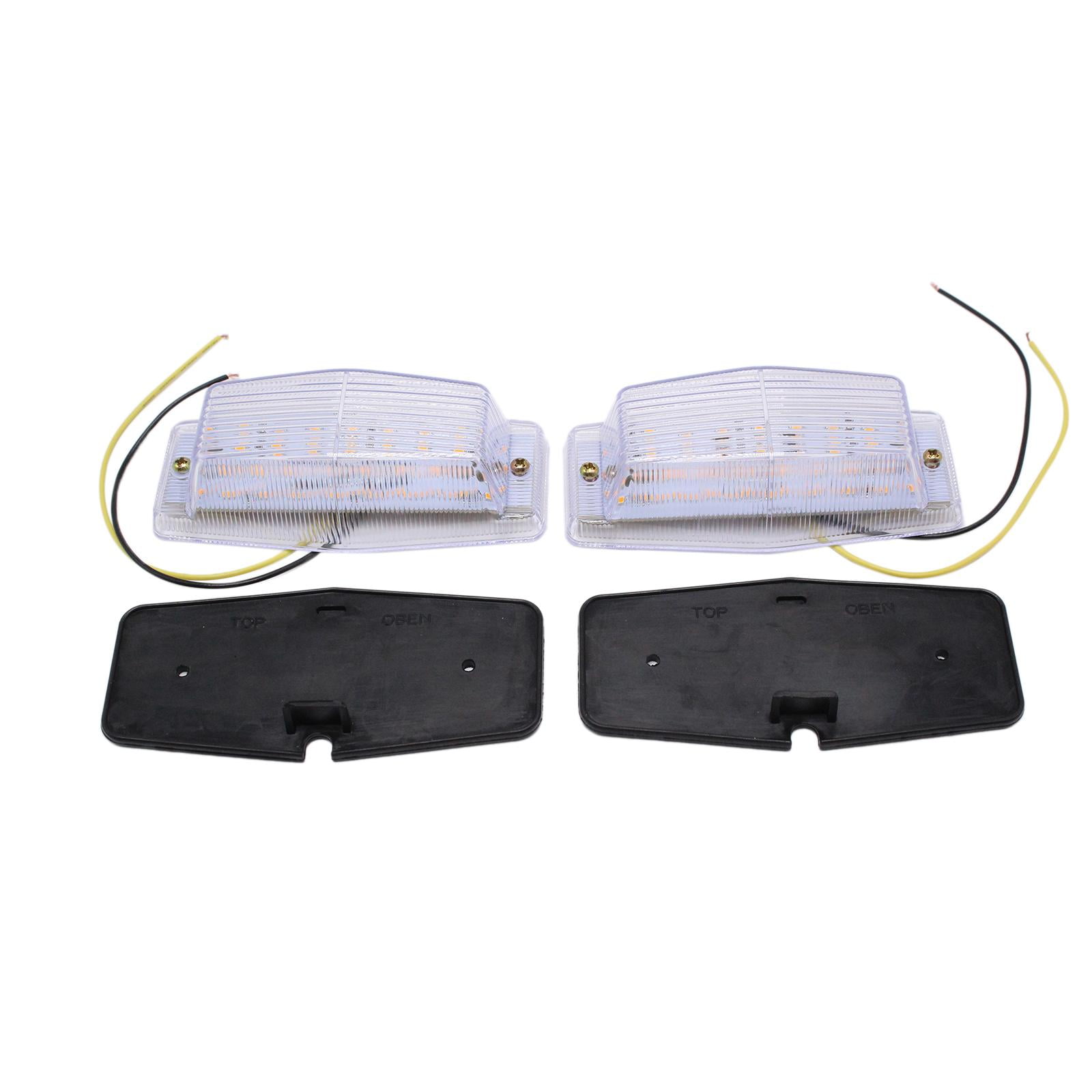 Dickly 2 Pieces Side Marker Lights 50421113 for Truck Lorry Van Chassis ...