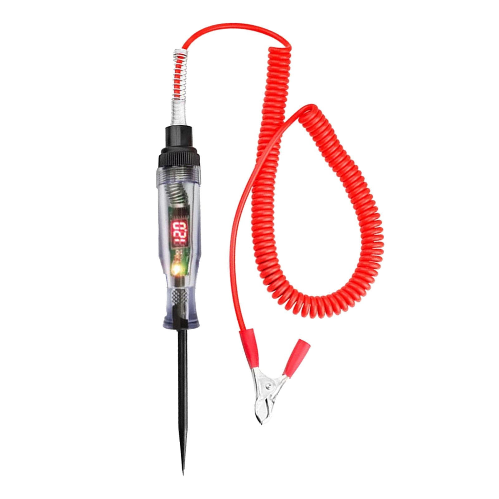 Dickly Auto Digital Circuit Tester 6V-12V-24V Long Steel with Indicator ...