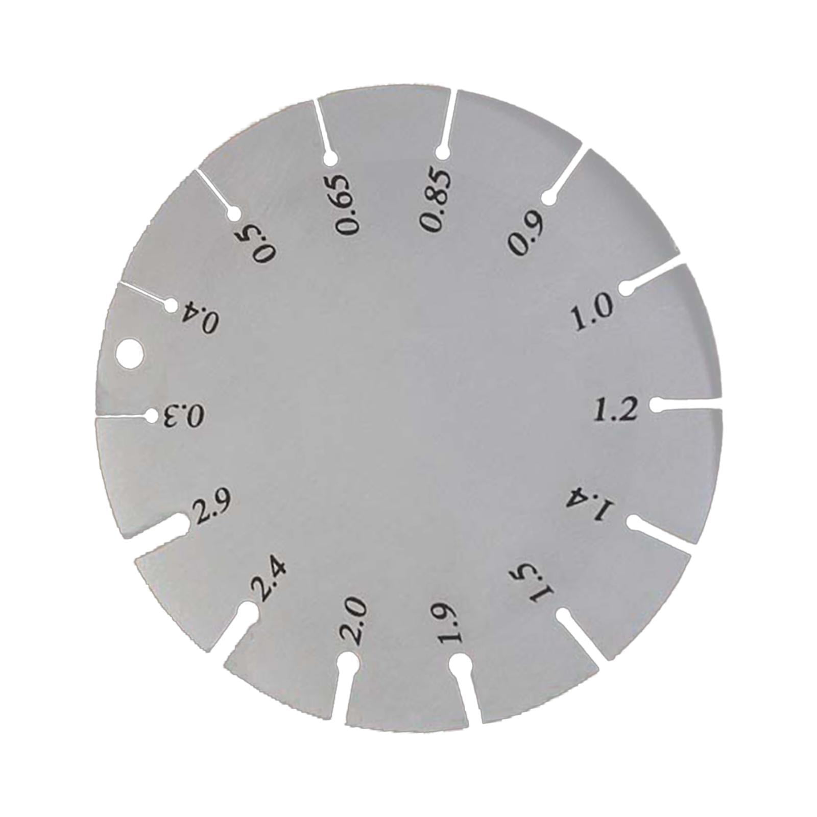 Dickly Wire Gauge Measuring Welding Tool 0-36 Standard Thickness Gauges ...