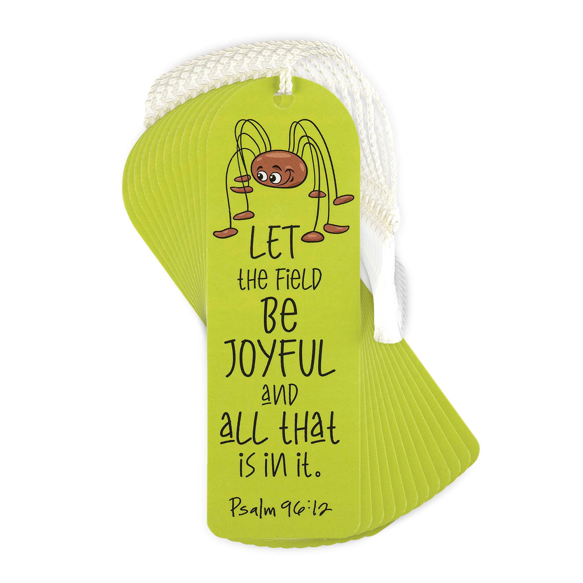 Dicksons Be Joyful Lime Green 6 x 2 Inch Cardstock Keepsake Tassels ...