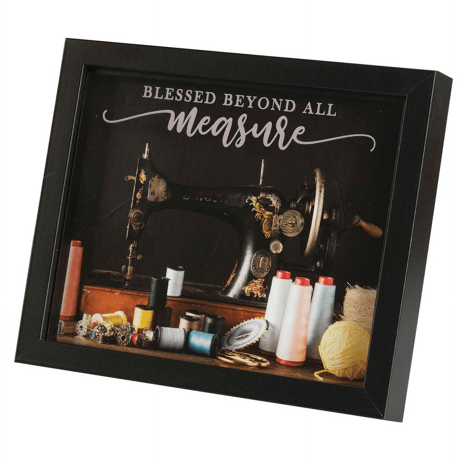 Dicksons Blessed Beyond Measure Sewing 11 x 9 MDF Shadow Box Wall and ...