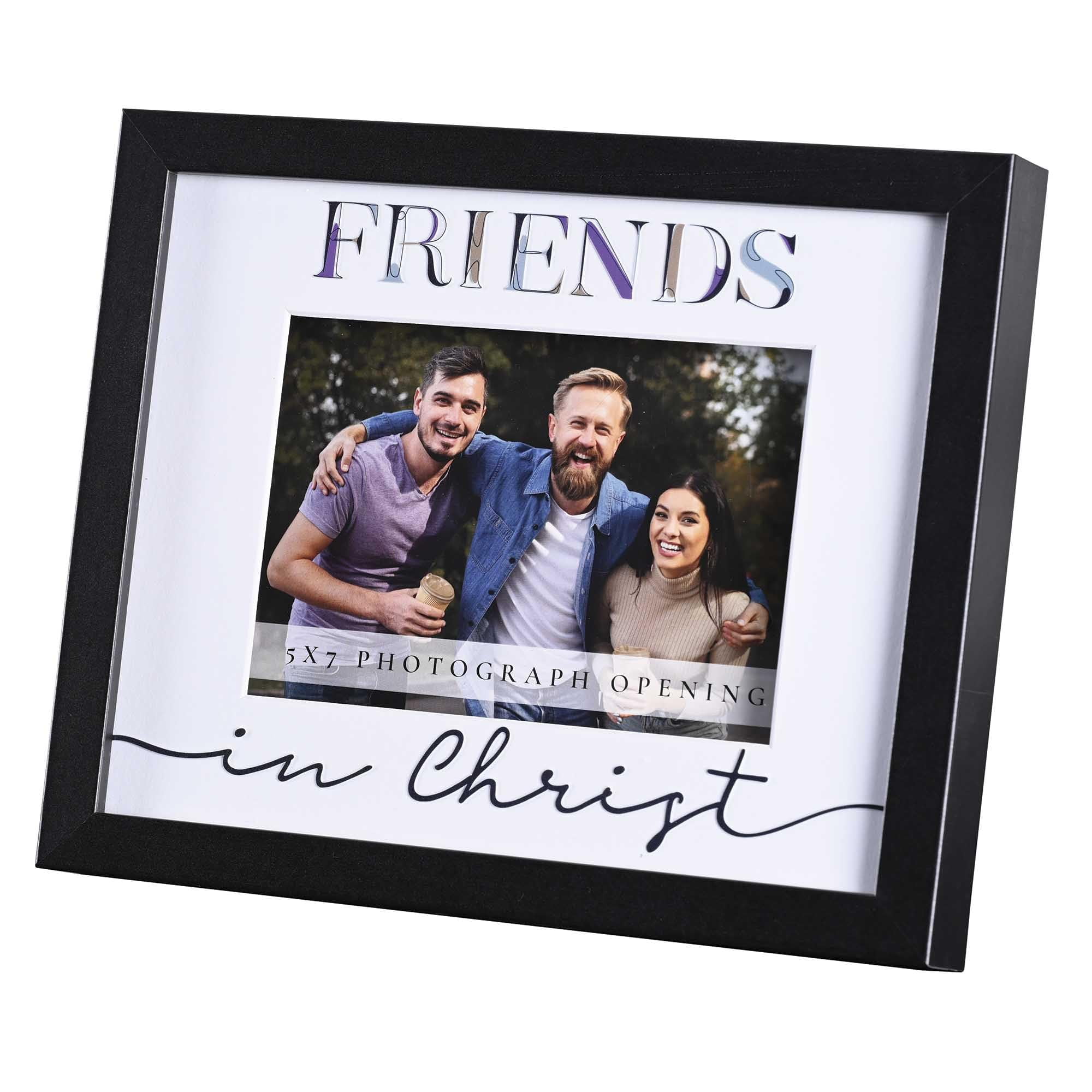 Dicksons Friends In Christ, Holds 5x7 Photo, Black 11 x 9 Inch MDF ...