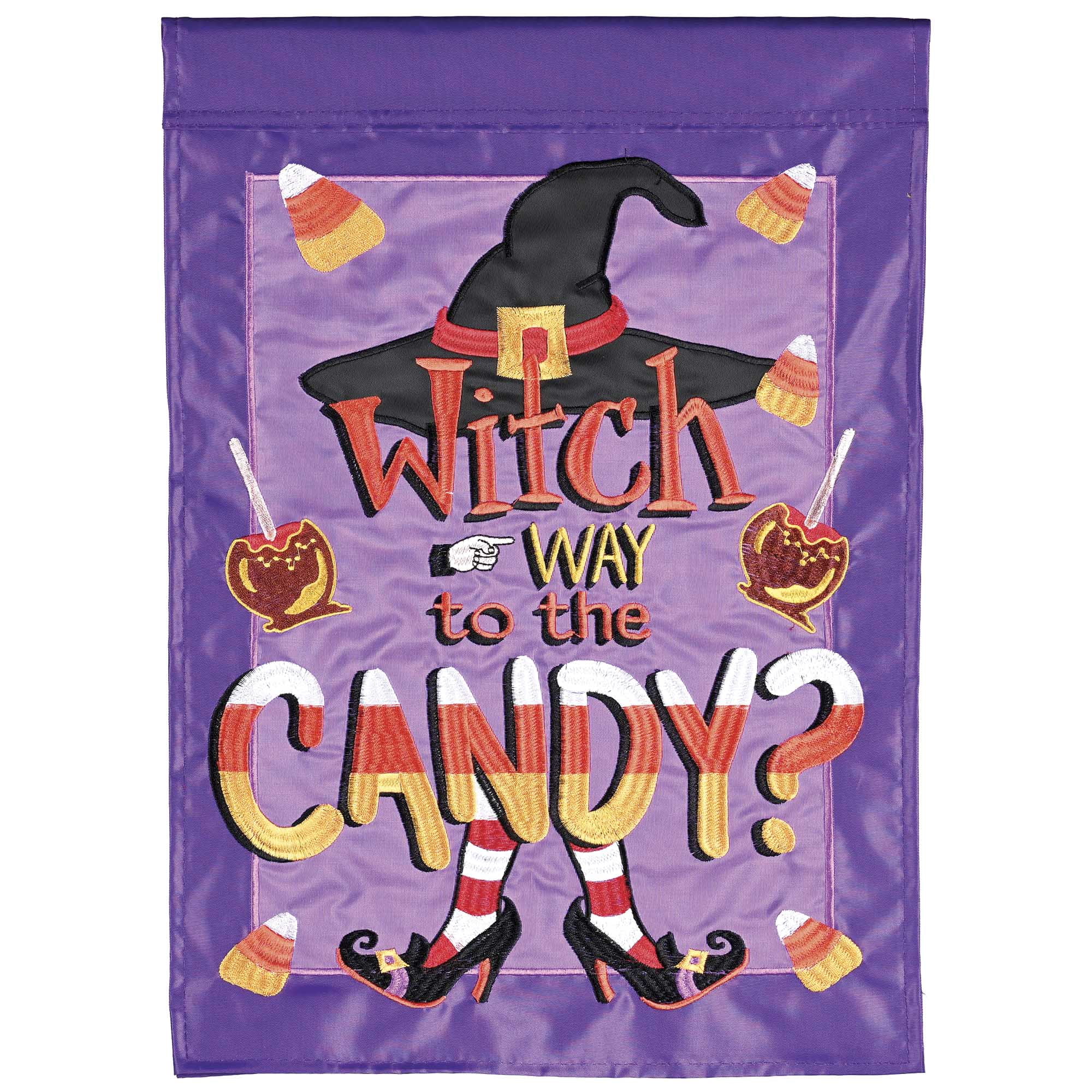 Dicksons Halloween Garden Flag, Outdoor Fall Decoration, Double-Sided ...
