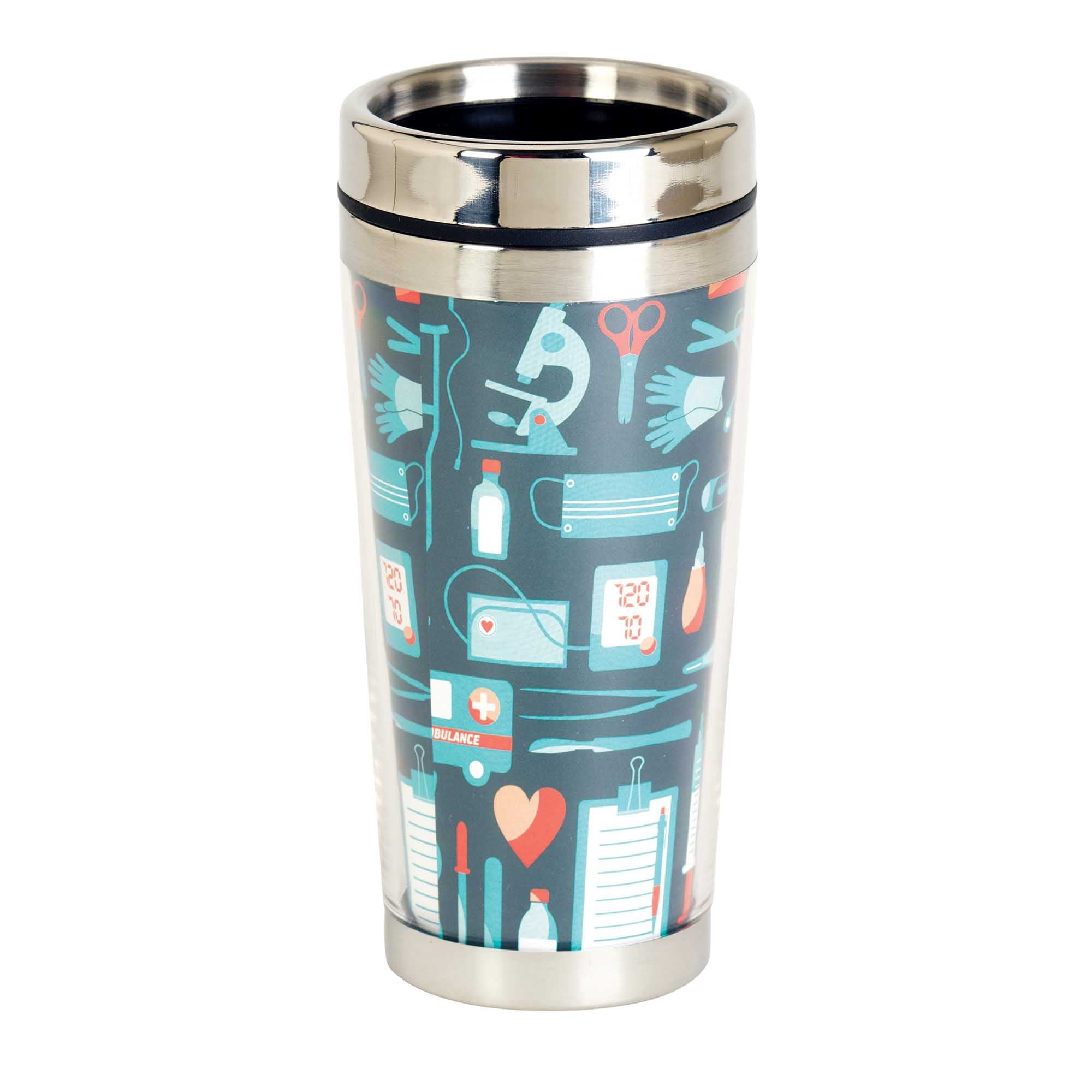 Dicksons Medical Serenity Prayer Teal 16 ounce Stainless Steel Travel ...