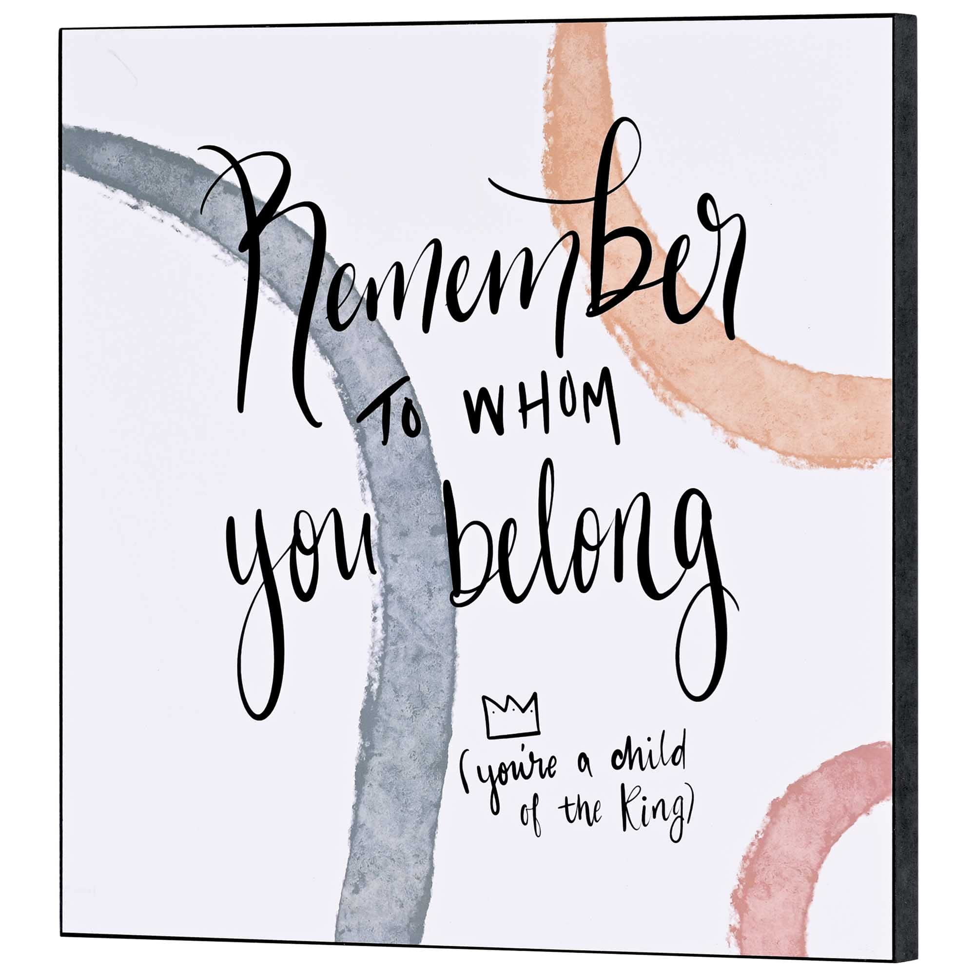 Dicksons PLK1212-968 Remember To Whom You Belong Orange, Black, and ...