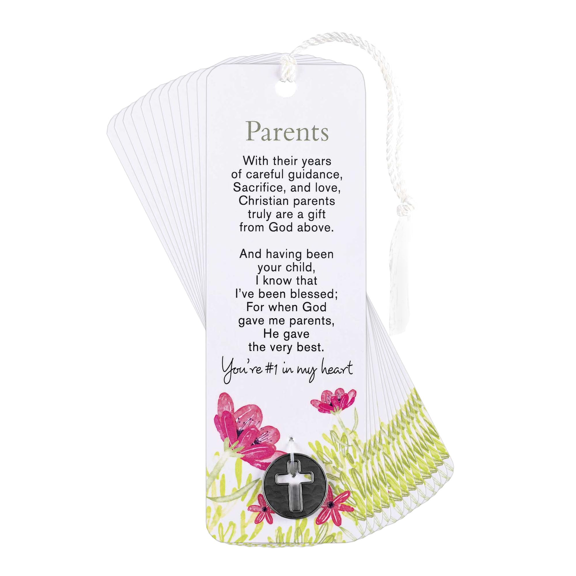 Dicksons Parents - You're #1 in My Heart, Pink/White 6 x 2 Inch Paper ...