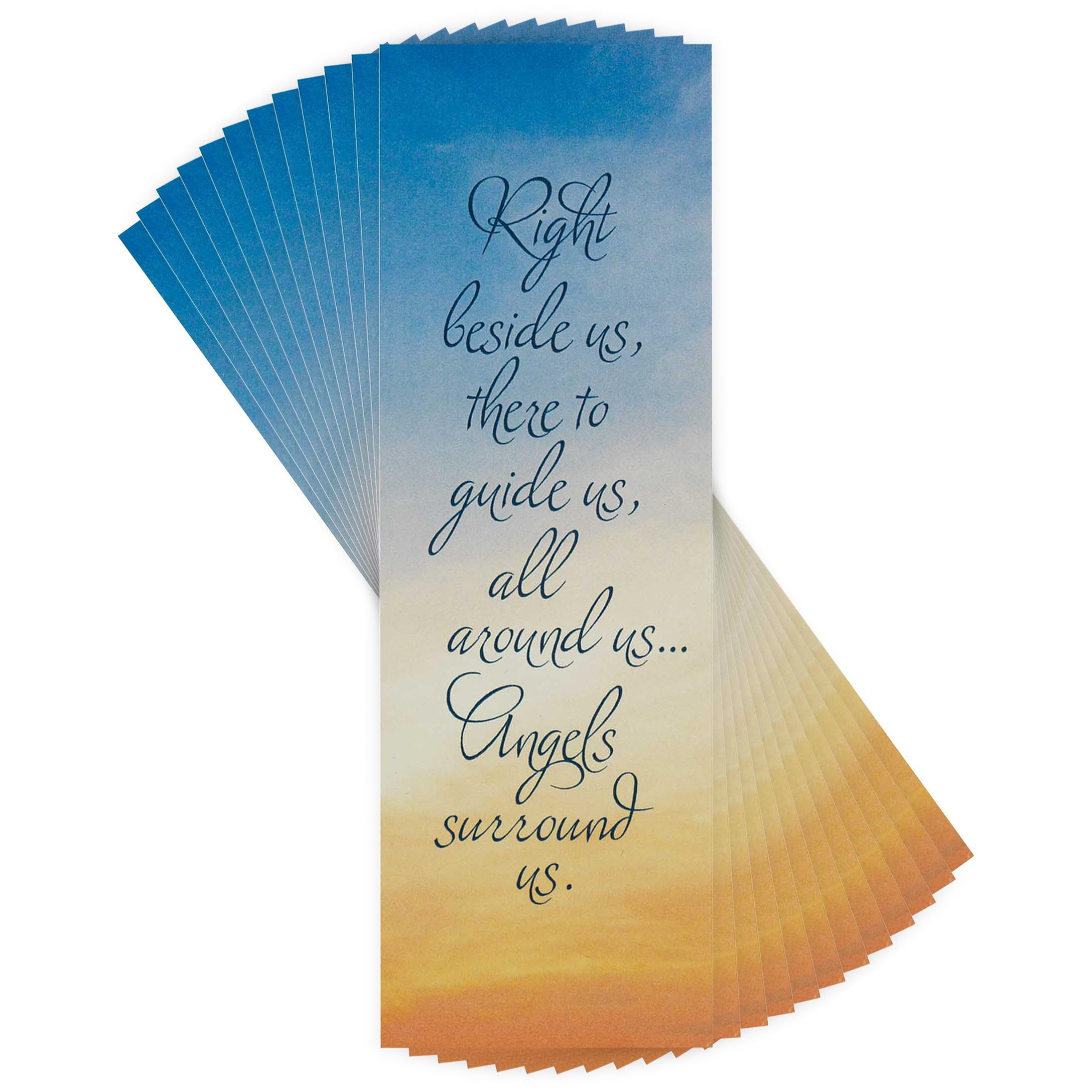 Dicksons Right Beside Us Guide Angels Blue 6.5 inch Paper Bookmark Pack ...