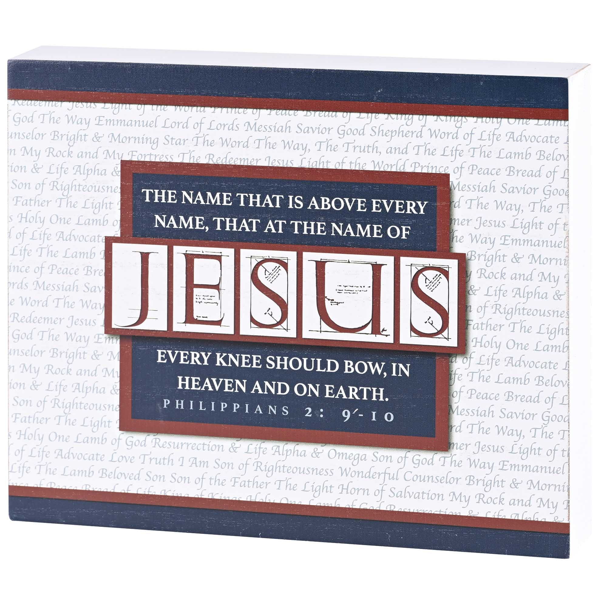 Dicksons TPLK108-75 Name Above Every Name Red, Blue, and Grey 10 x 8 ...