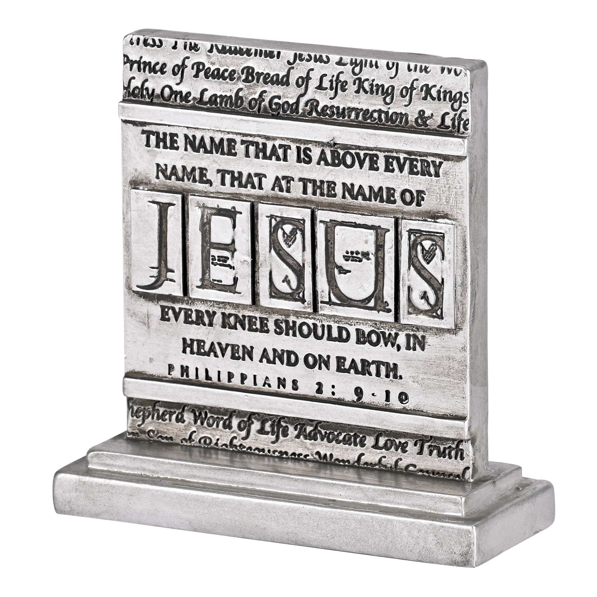 Dicksons TTPLQR-104 Name Above Every Name Grey and Black 4 x 4 Inch ...