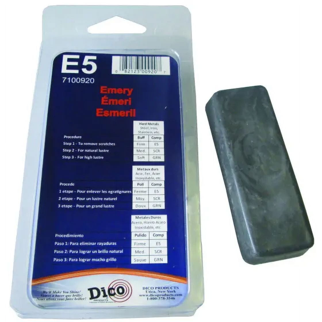 Dico 7100920 Buffing Compound Small Emery Firm, Each - Walmart.com