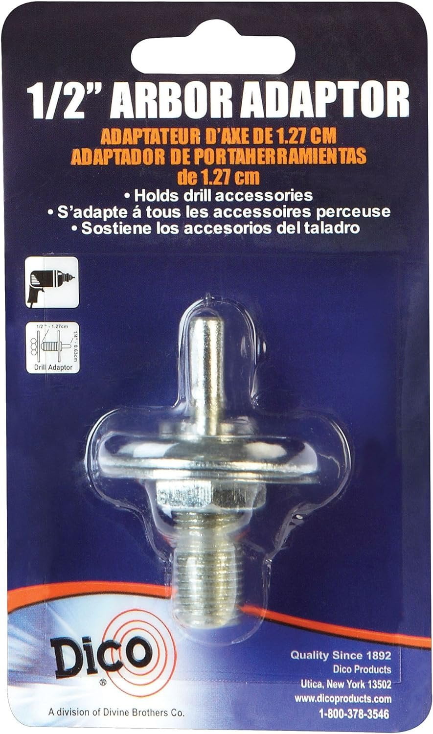Dico 7600071 1/2" Arbor Adapter - Walmart Business Supplies