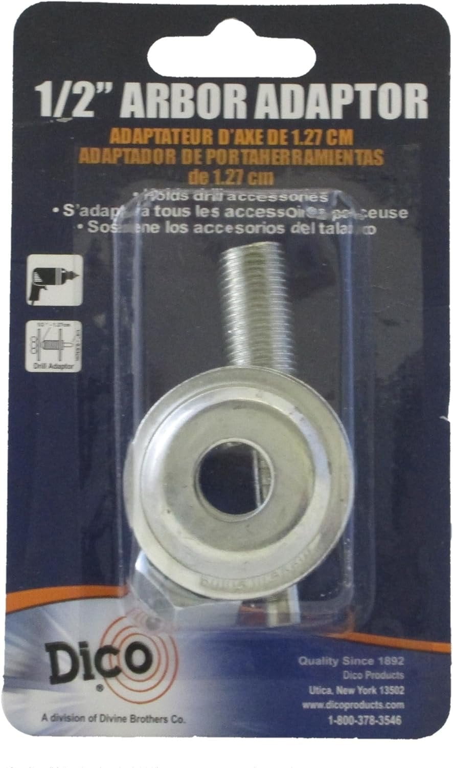 Dico 7600071 1/2" Arbor Adapter - Walmart.com