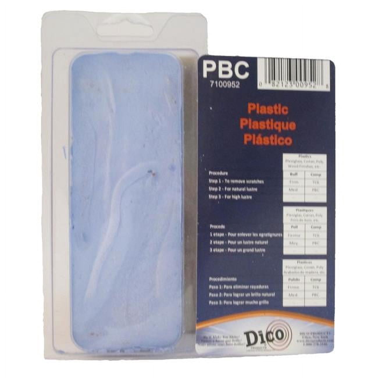 Dico Plastic Buffing Compound for Use with Buffing Wheels, Blue - Brick ...