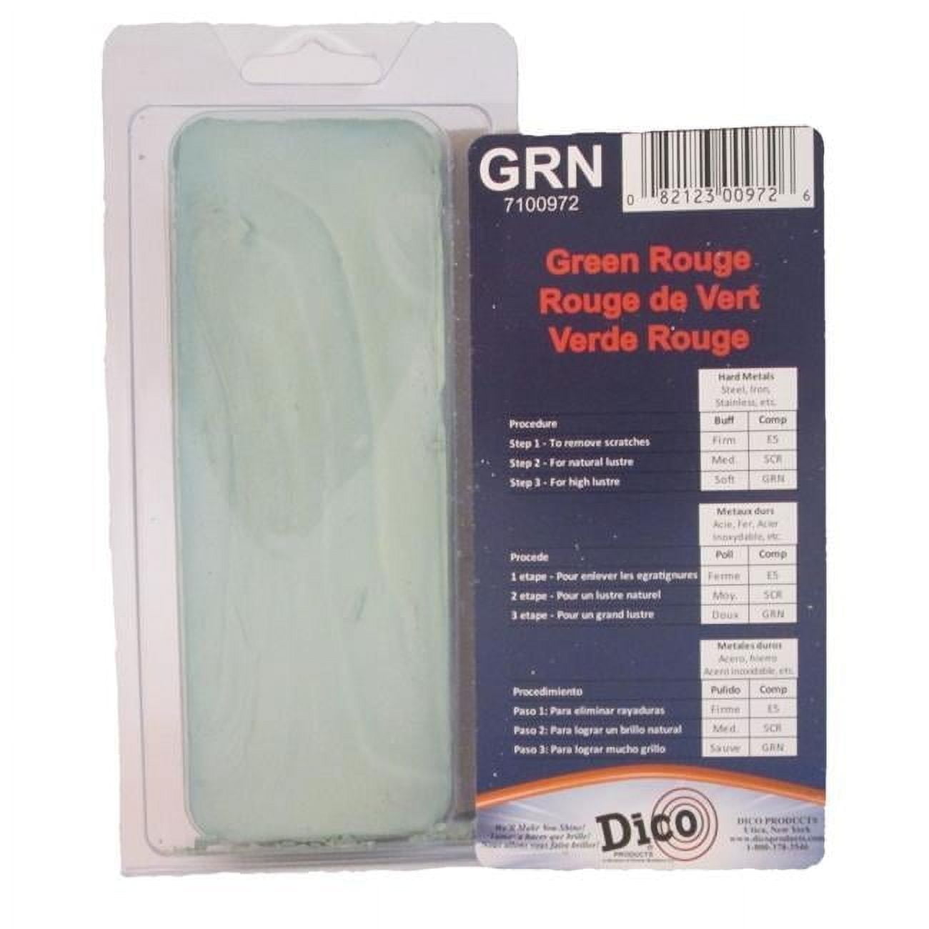 Dico Rouge Buffing Compound for Use with Buffing Wheels, Green - Brick ...