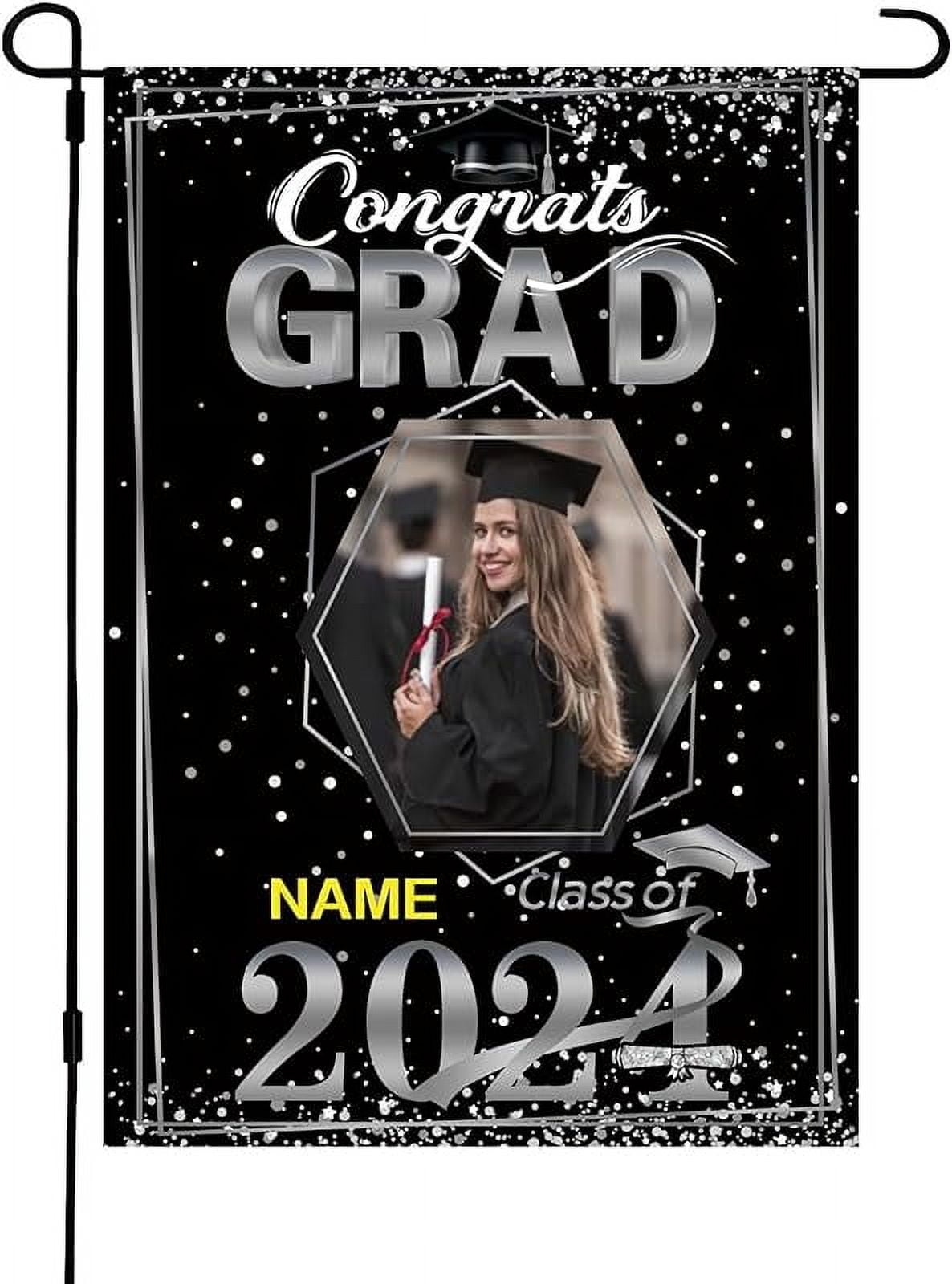 Dicodes Personalized Graduation Garden Banner 2024 Congratulations ...