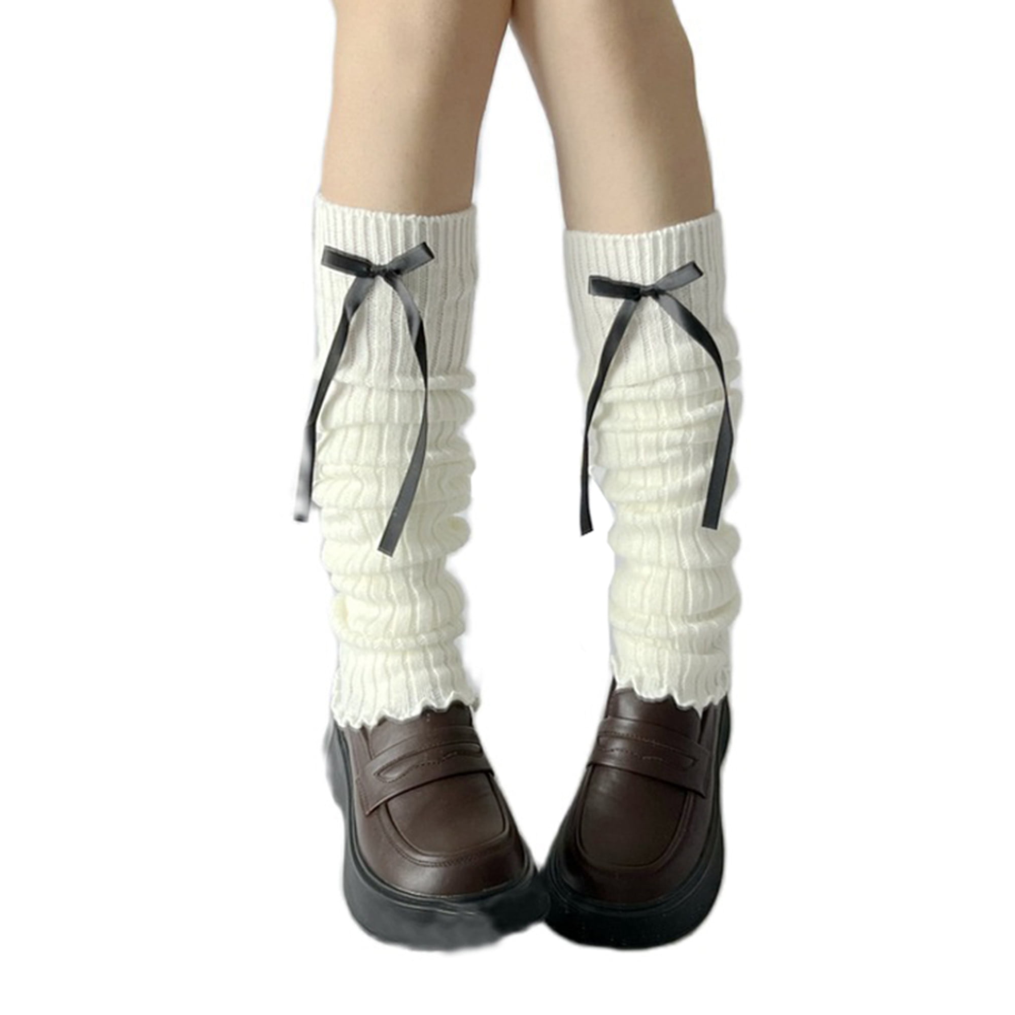 Diconna Women Girls Kawaii Cute Slouchy Thigh High Leg Warmers 80s ...