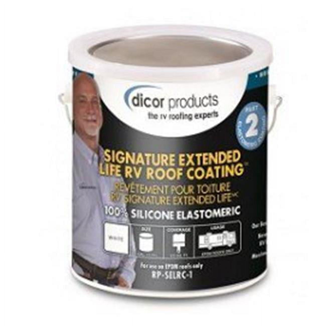 Dicor 125 sq ft. Signature Roof Coating for RV Roofs Tan - Walmart.com