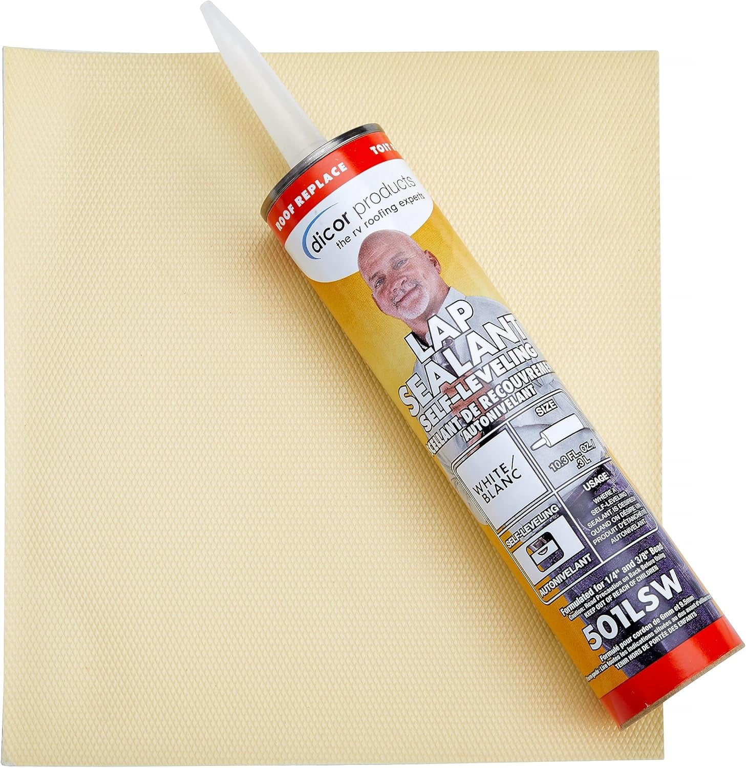 Dicor 402-PR Roof Repair Kit - Includes Patch, Adhesive, Cleaner - Easy ...