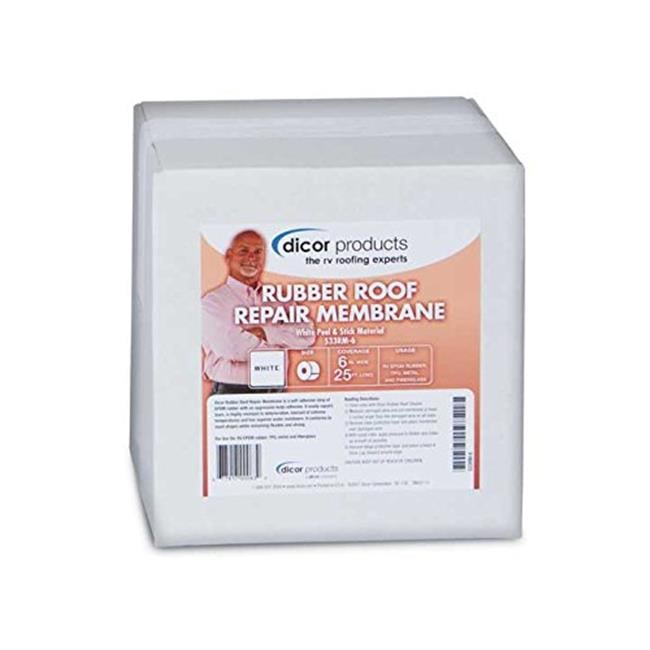 Dicor 6 in. x 25 ft. Epdm Roof Patch Roll - Walmart.com