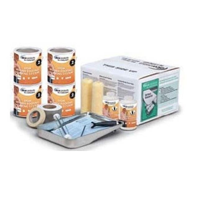 Dicor D6J-RPRRKT30 RV Roof Coating Kit, Tan - Walmart.com