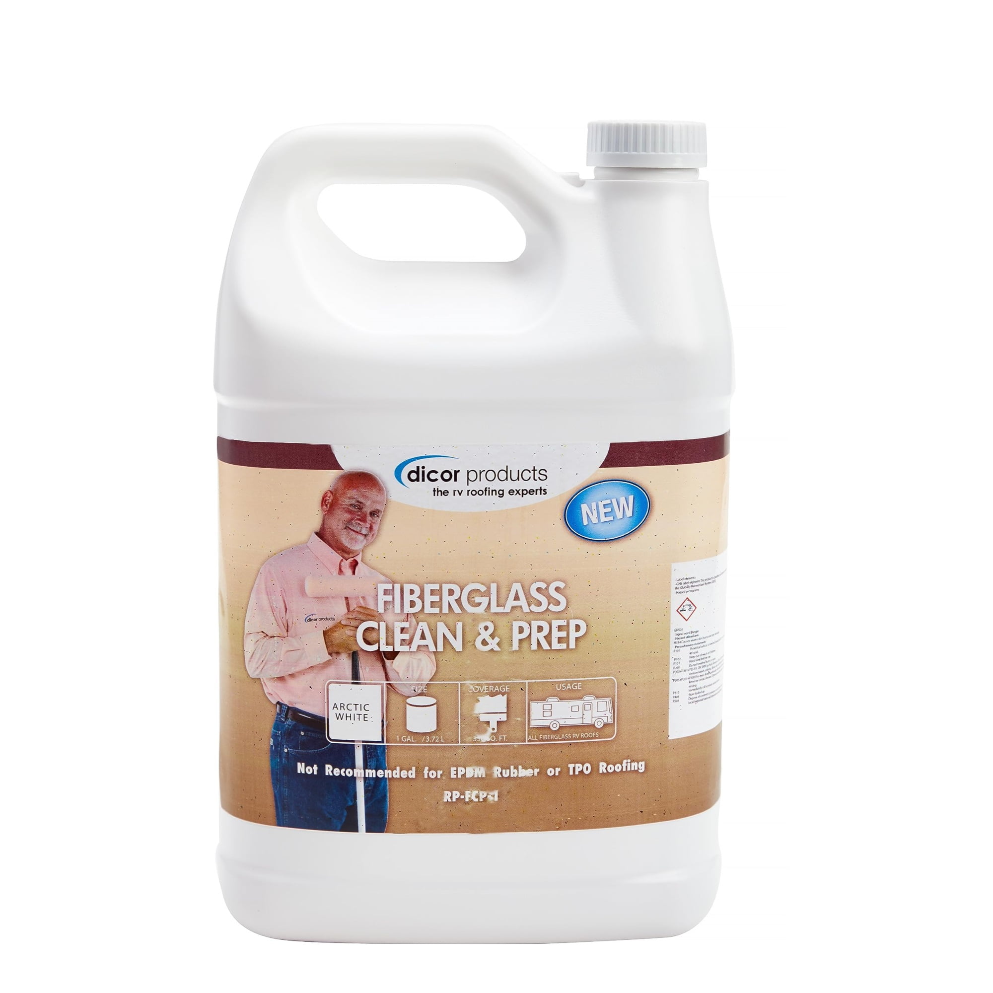 Dicor Fiberglass Clean & Prep RP-FCP-1, Multicolor - Walmart.com