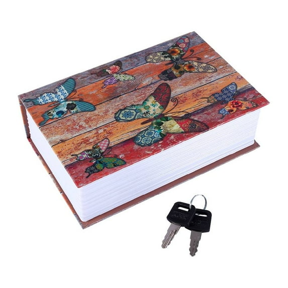 Dictionary Book Secret Safe Security Box With Security Key Lock ...