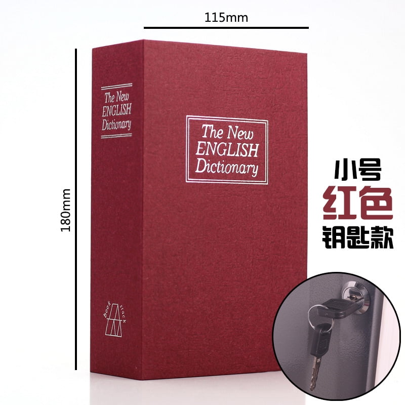 Dictionary Mini Book Safe Security Key Locker Money Hidden Secret Safe ...