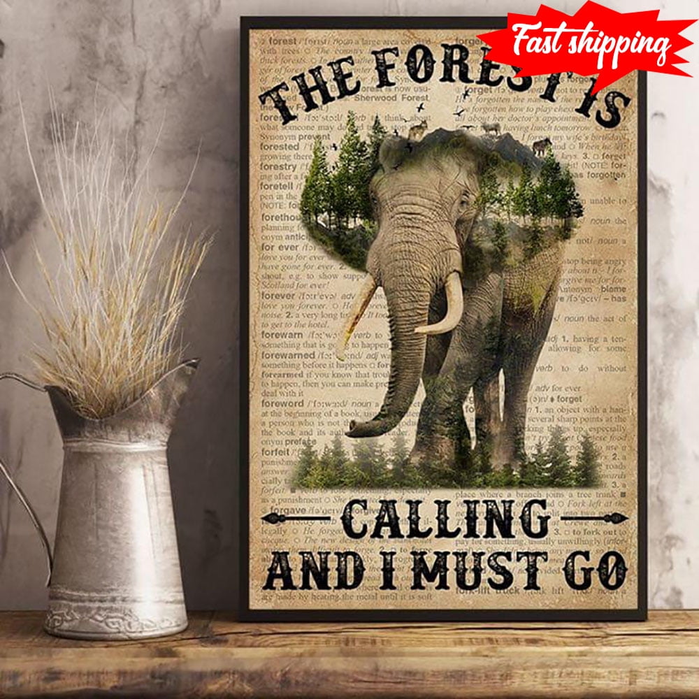 Dictionary Theme Elephant & Forest Animals The Forest Is Calling And I ...