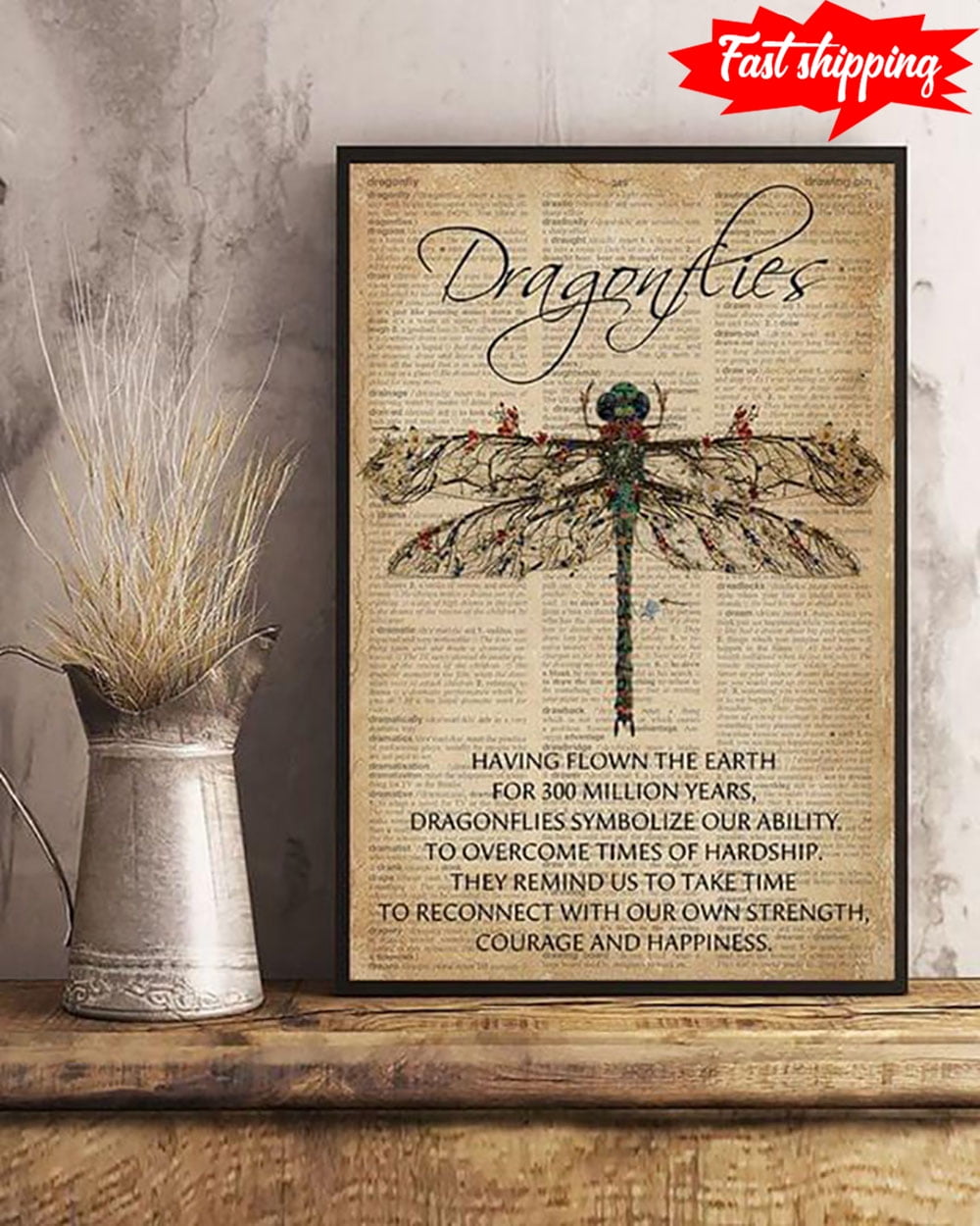 Dictionary Theme Floral Dragonfly Dragonflies Having Flown The Earth ...