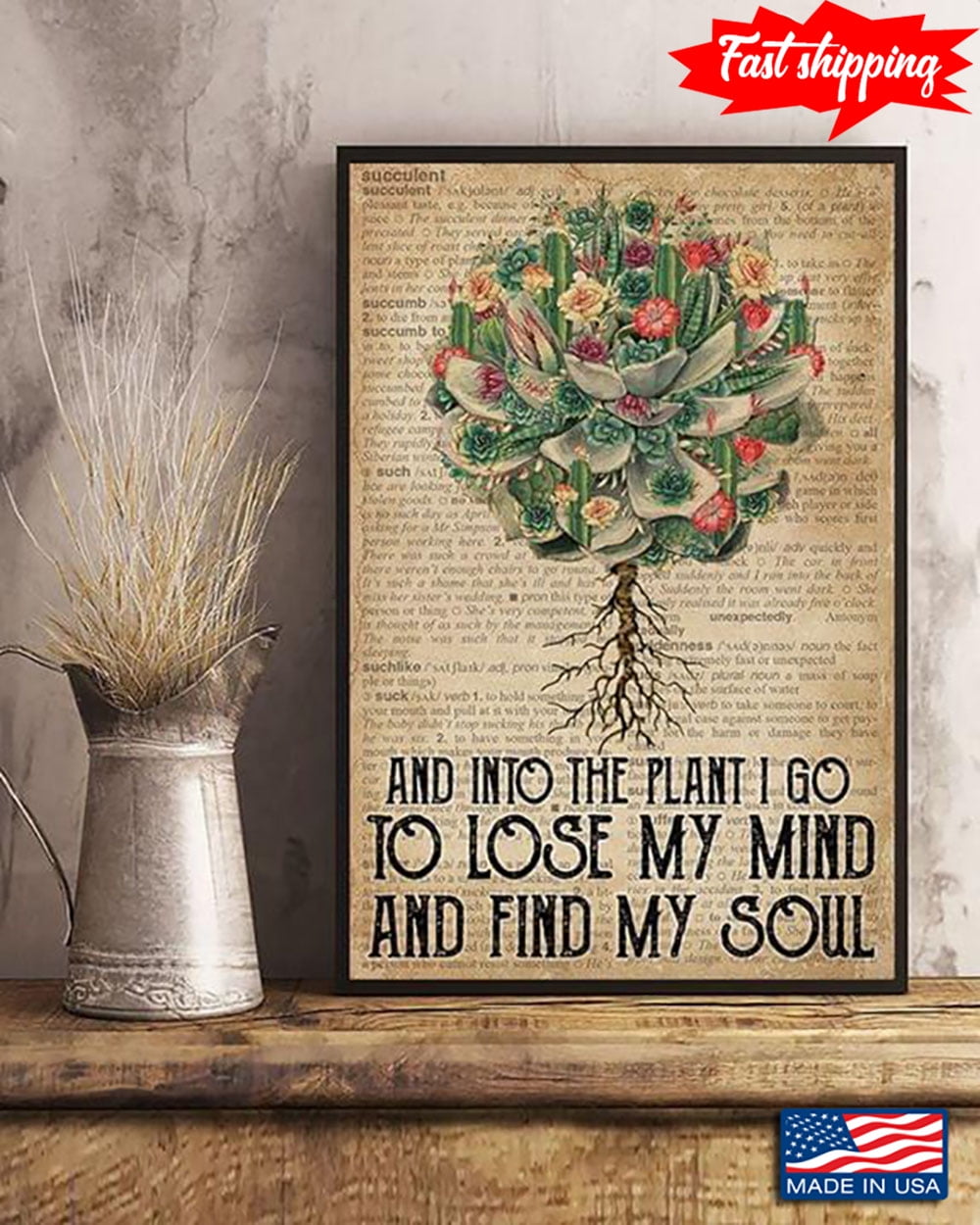 Dictionary Theme Giant Succulent And Into The Plant I Go To Lose My ...