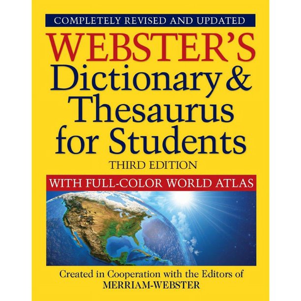Dictionary & Thesaurus with Full Color World Atlas, Third Edition | Bundle of 5 Each - Walmart ...