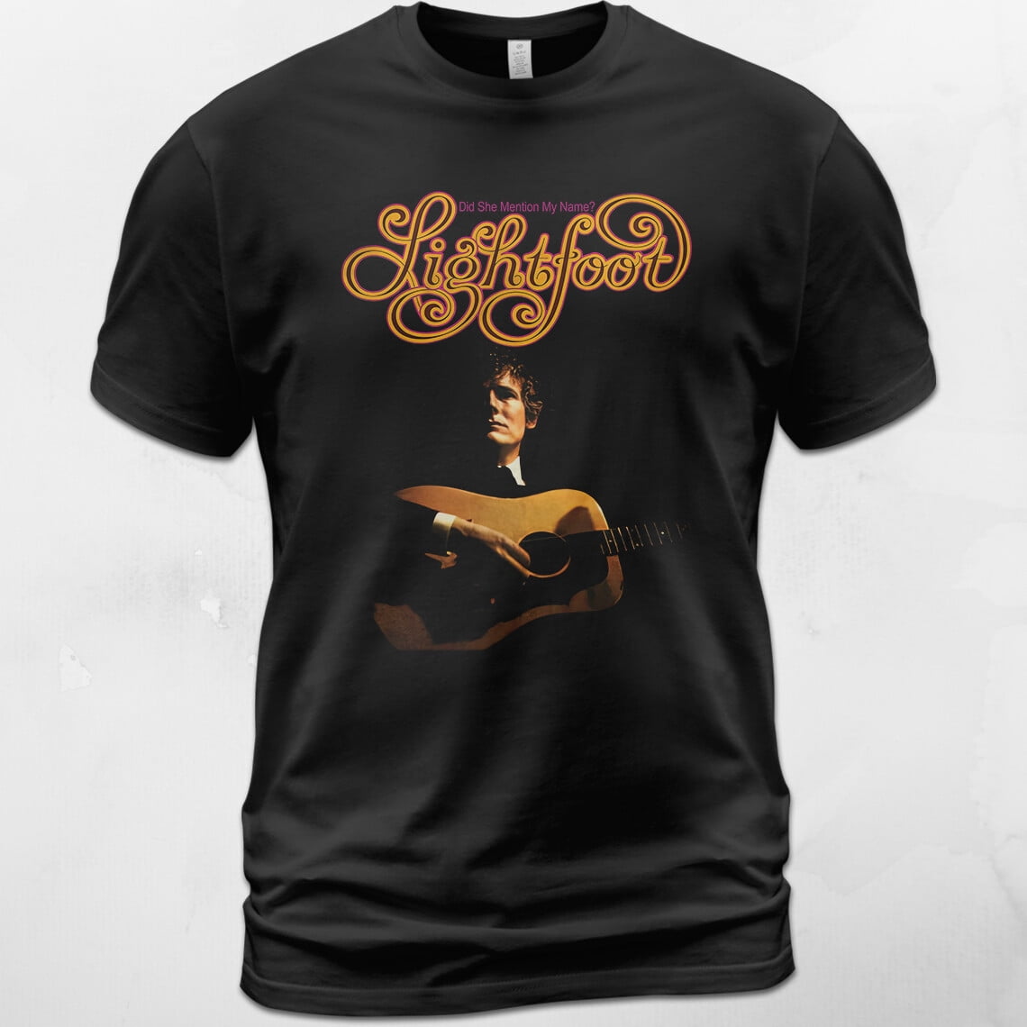 Did She Mention My Name Album by Gordon Lightfoot T-Shirt Last Time I Saw Her - Walmart.com