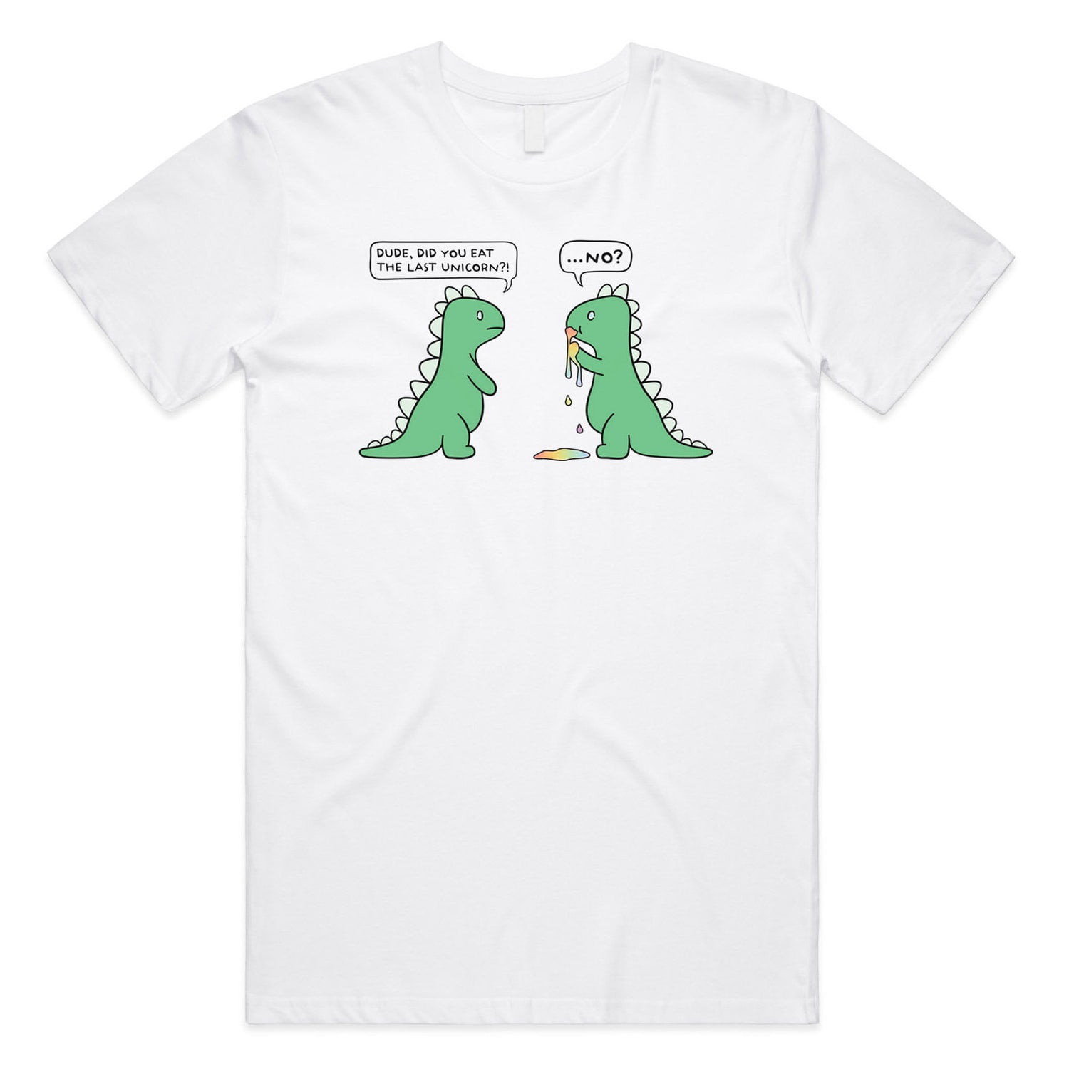 Did You Eat The Last Unicorn? No T-shirt Tee TopFunny Dinosaur T-rex ...