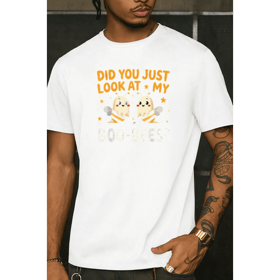 Did You Just Look At My Boo-Bees Funny Halloween Bee Cartoon Graphic ...