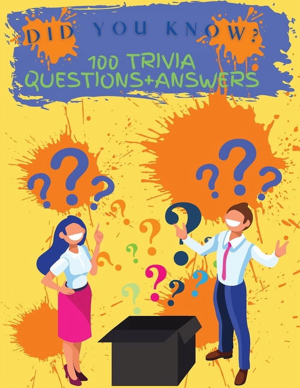 Did You Know? 100 Trivia Questions+Answers: Quiz Game BookActivity Book ...