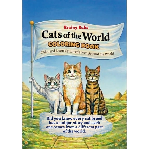Did You Know Cats Of The World Coloring Book: Color and Learn Cat ...