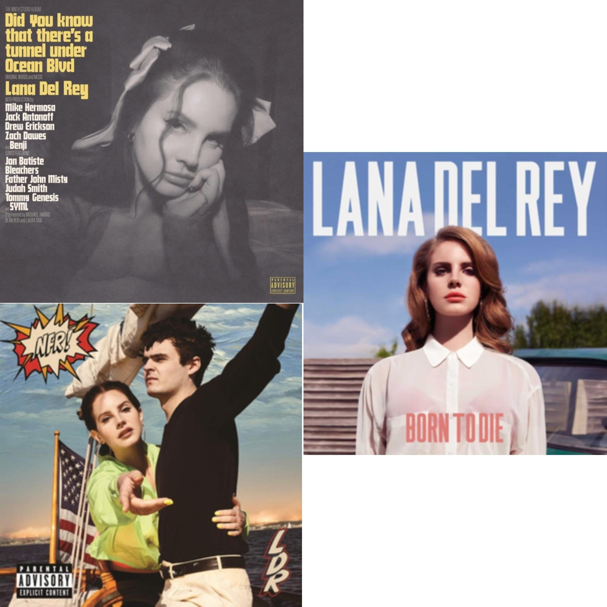 Did You Know That There’S A Tunnel Under Ocean Blvd (X) (2LP/180G) & Nfr! (2LP) & Born To Die ...