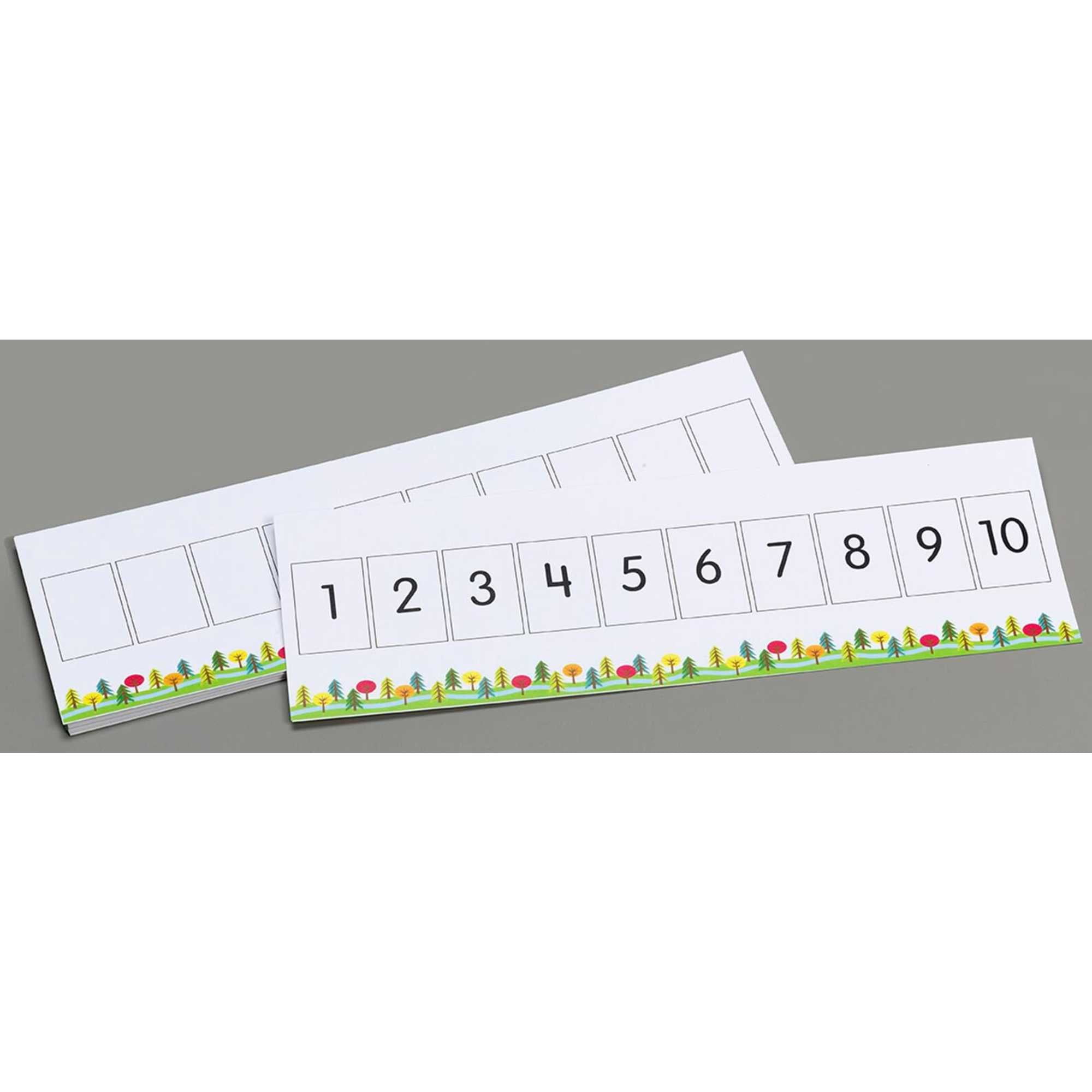 Didax 1-10 Number Paths, Grade PreK to K, Set of 10 - Walmart.com