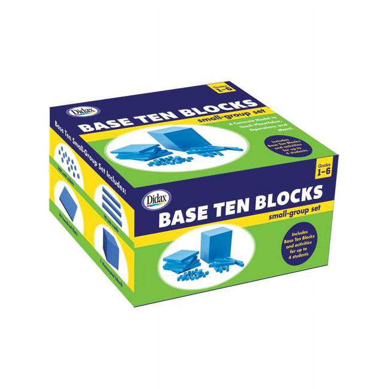 Didax Base Ten Blocks Small Group Set - Walmart.com