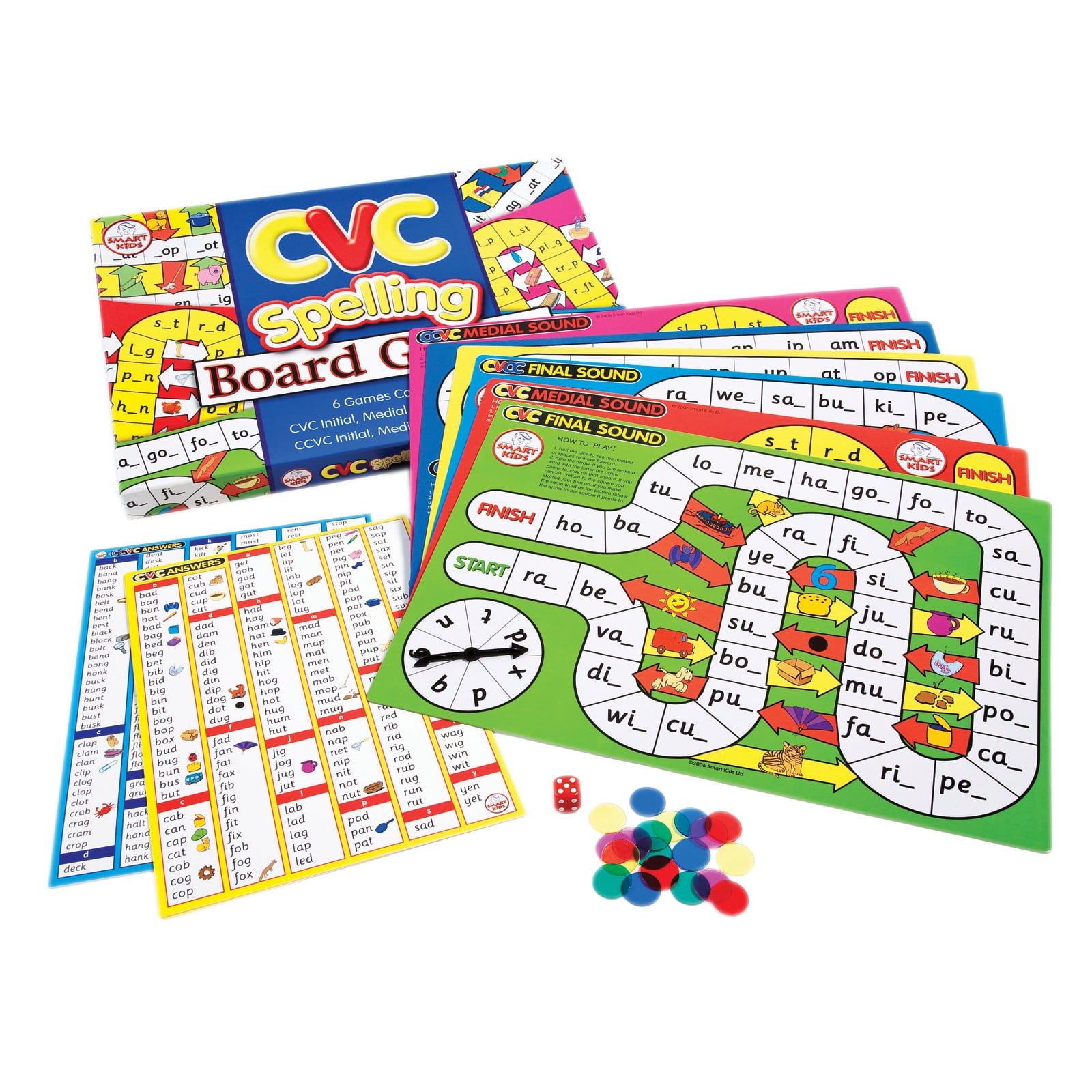 Didax CVC Spelling Board Game - Walmart.com