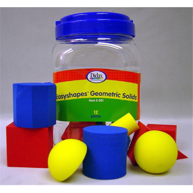 Didax Easyshapes 3D Geometric Shapes - Walmart.com