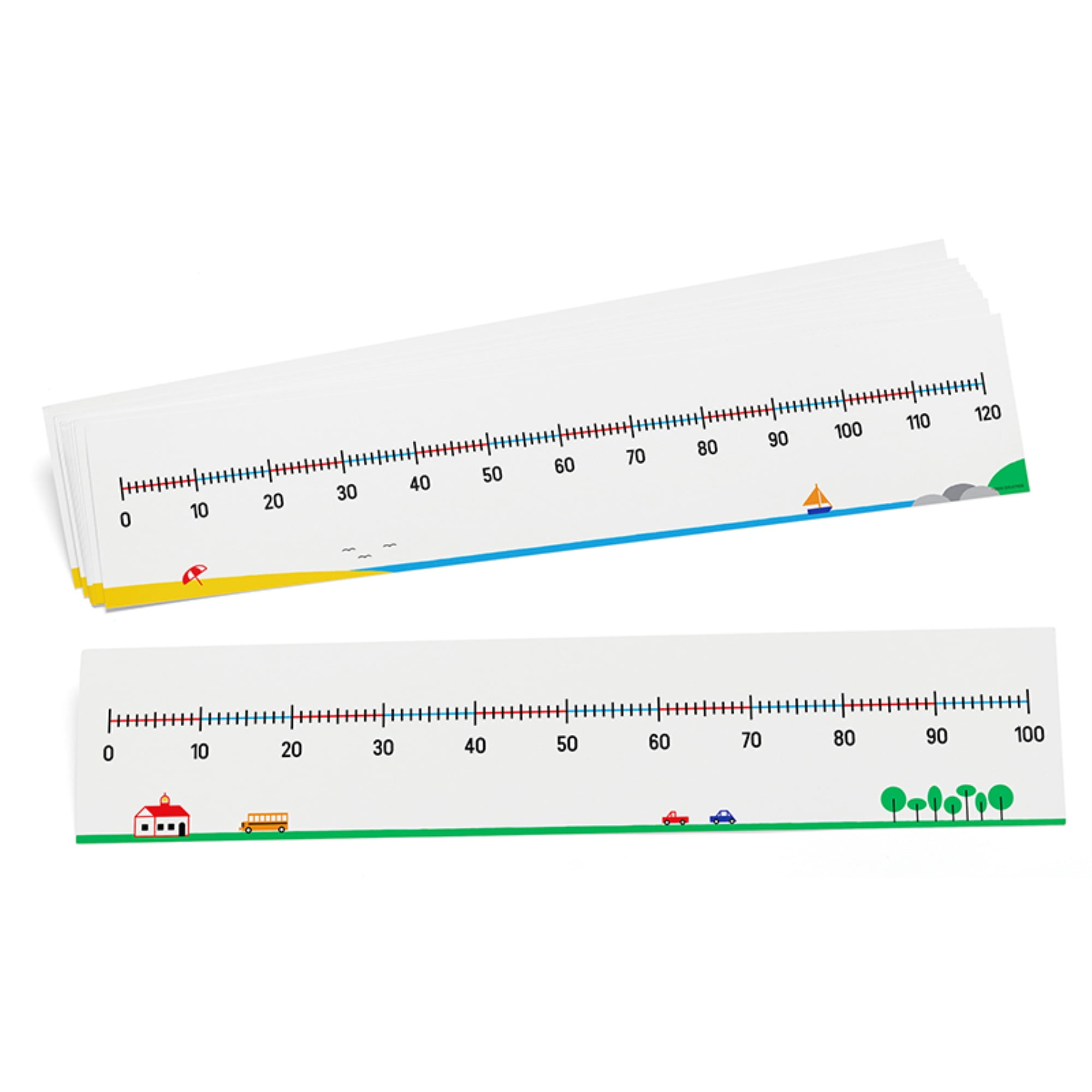 Didax 0-100/0-120 Number Line, Set of 10 - Walmart.com