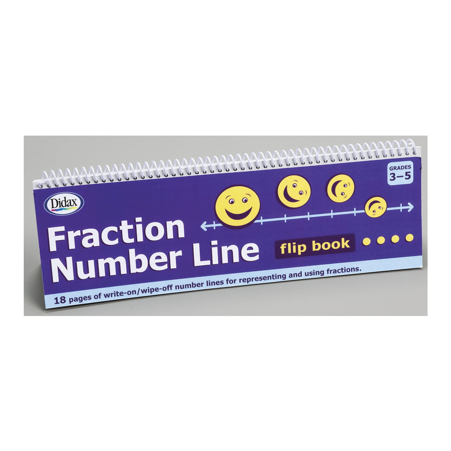 Didax Fraction Number Line Flip Book - Walmart.com