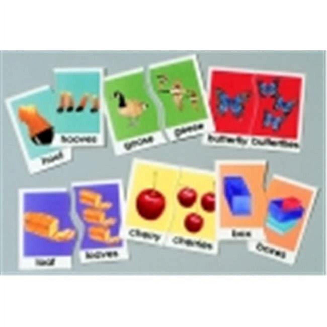 Didax Irregular Plural Nouns Matching Puzzle Card Set, Set 30 - Walmart.com