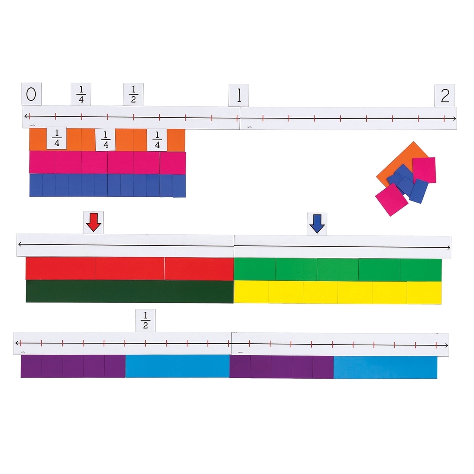 Didax Math & Counting Toys for Classroom Fraction Teaching - Walmart ...