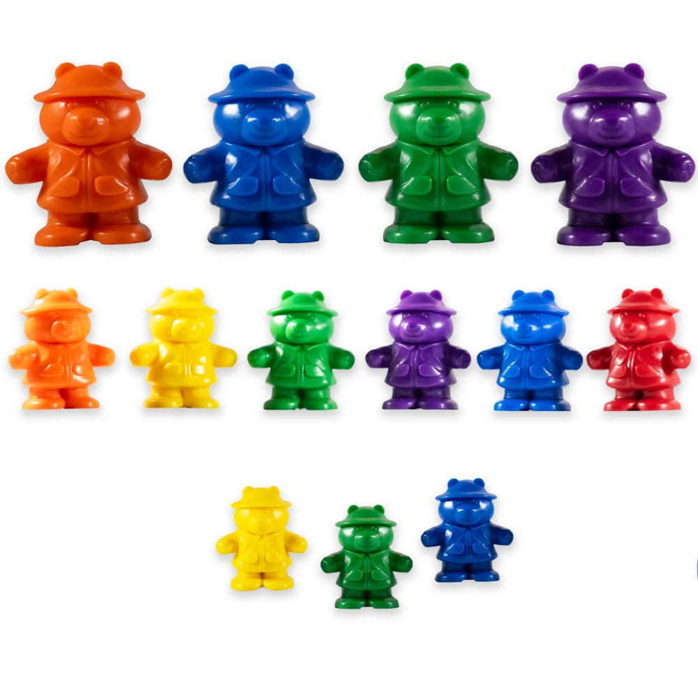 Didax Teddy Bear Counters, Assorted Sizes, Set of 96 - Walmart.com